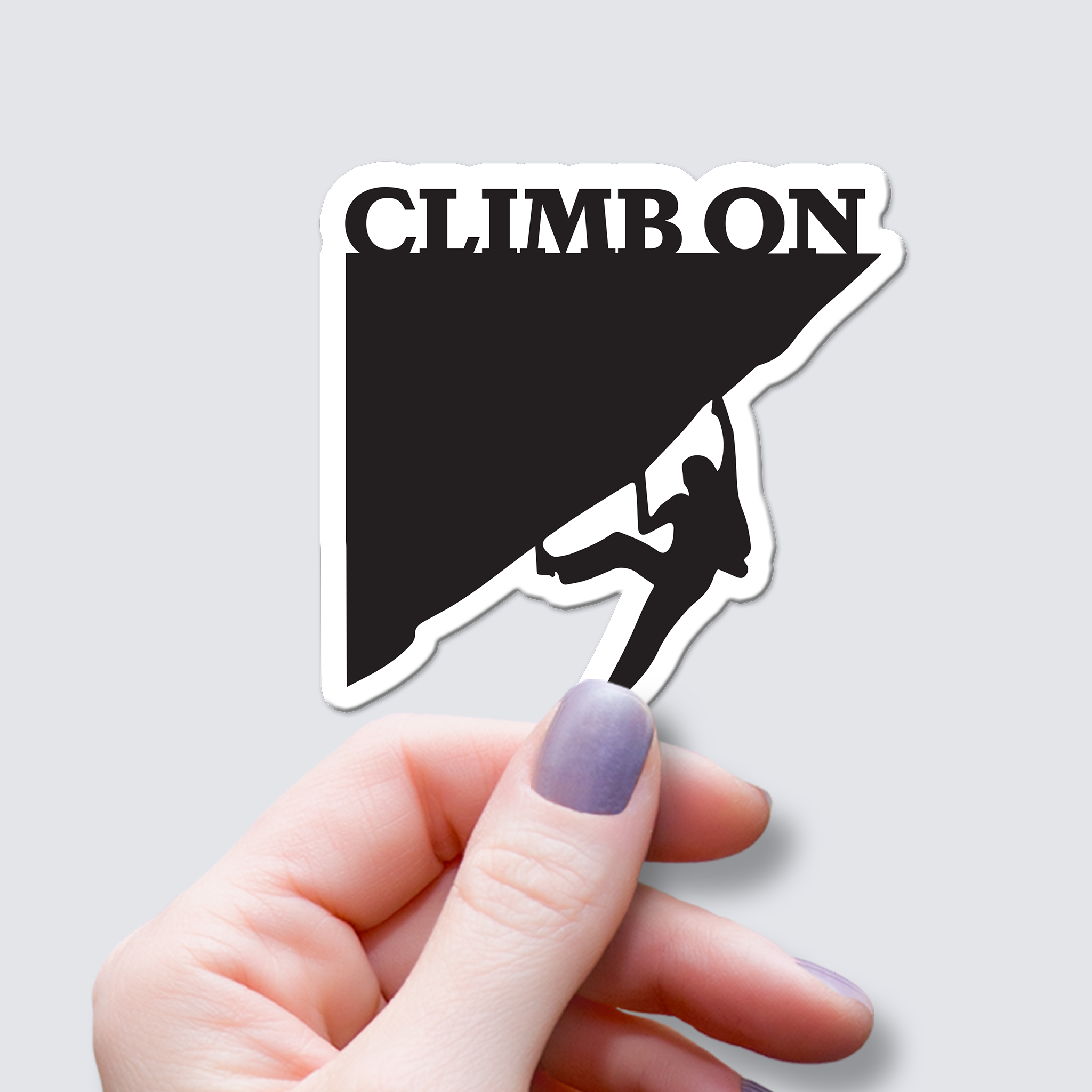 Climb On Vinyl Sticker #2 – StickerAmbassador