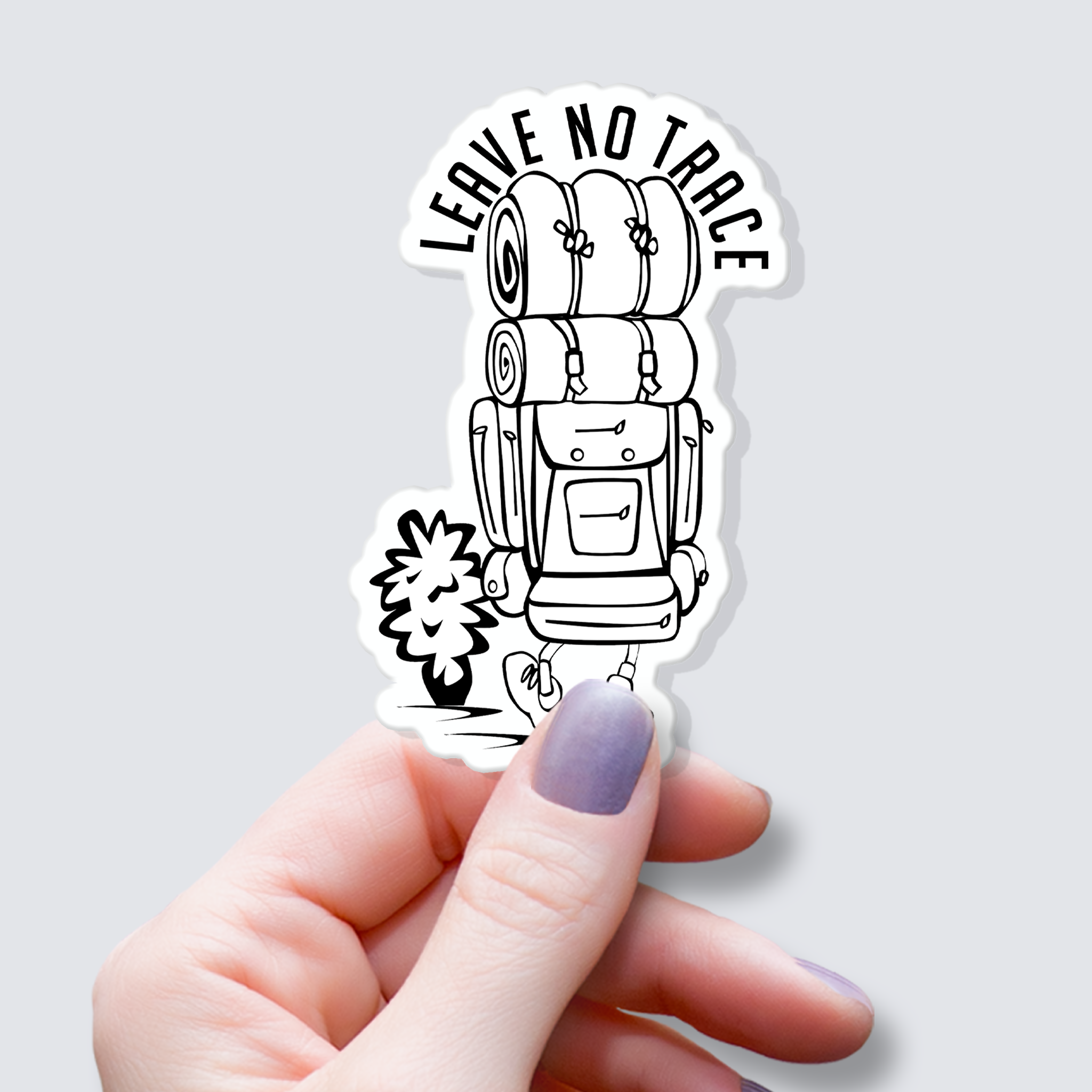Backpacker Sticker – StickerAmbassador